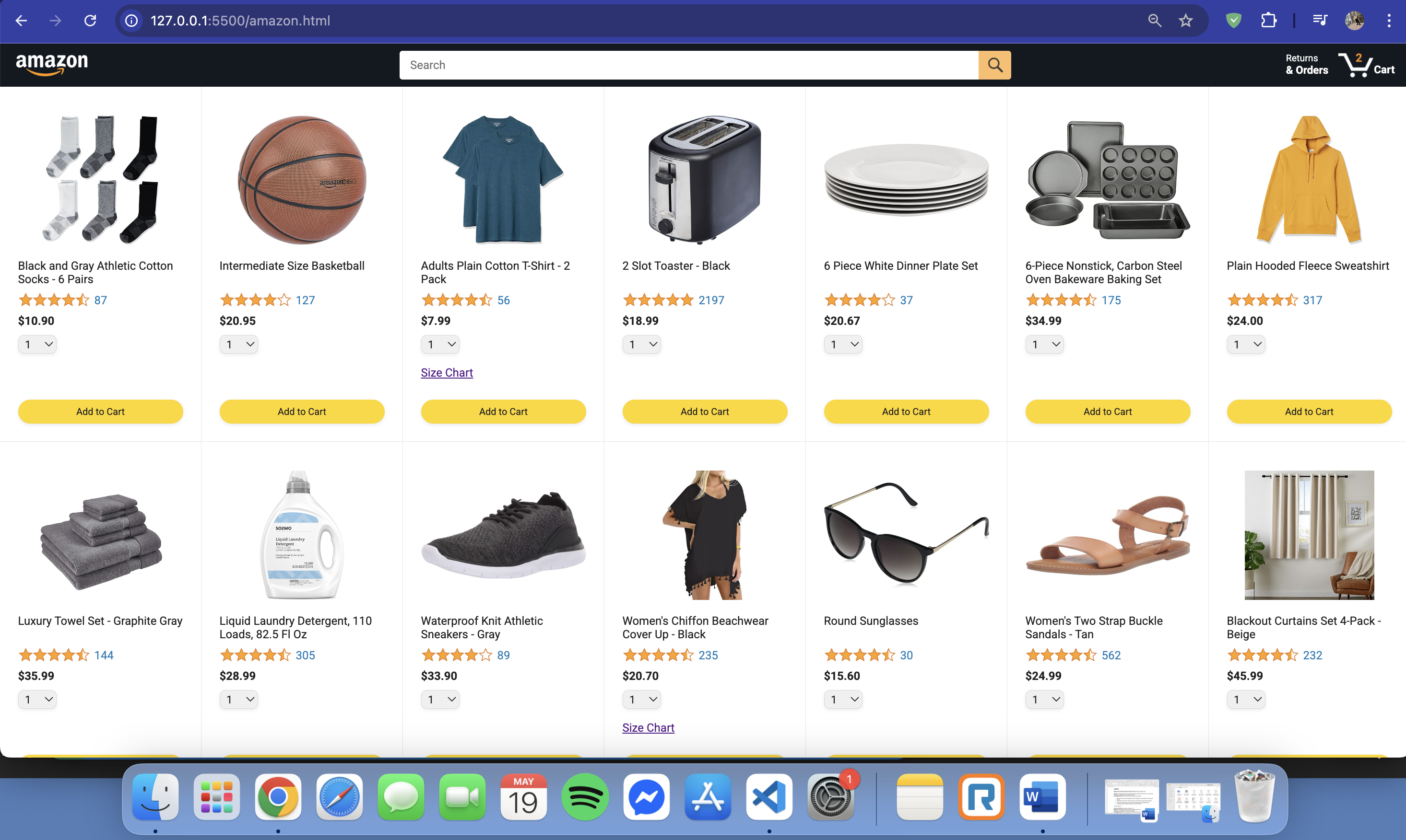 🛒 Amazon Clone – E-Commerce Frontend | Amazon_Clone